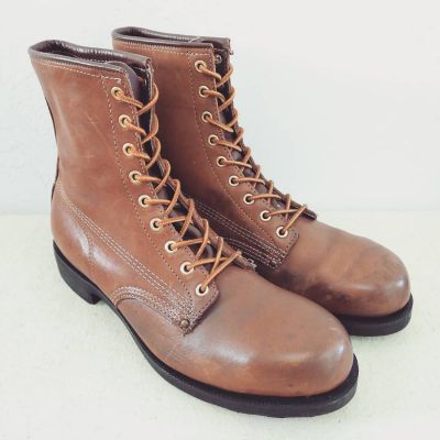 1980年代 編み上げ SAFETY BOOTS【MADE IN USA】